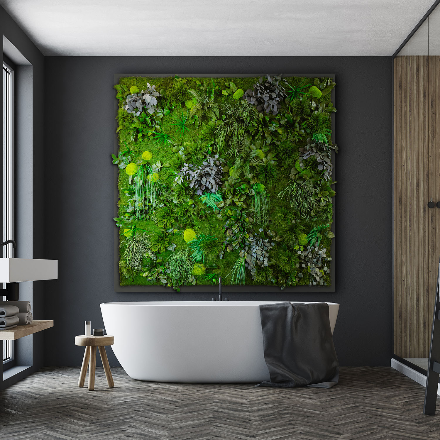 Moosbild Gigant Plateau London Eye 1 | Dschungelmoos