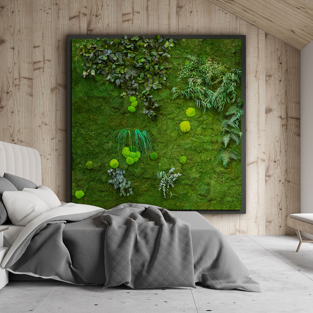 Moosbild Gigant Plateau London Eye 3 | Pflanzenmoos